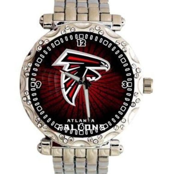Accessories | Atlantafalcons Nfl Watch Austrian Crystal | Poshmark